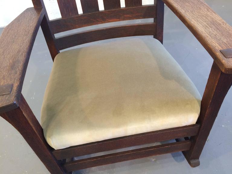Original L&JG Stickley Mission Rocking Chair Oak at 1stDibs | stickley ...