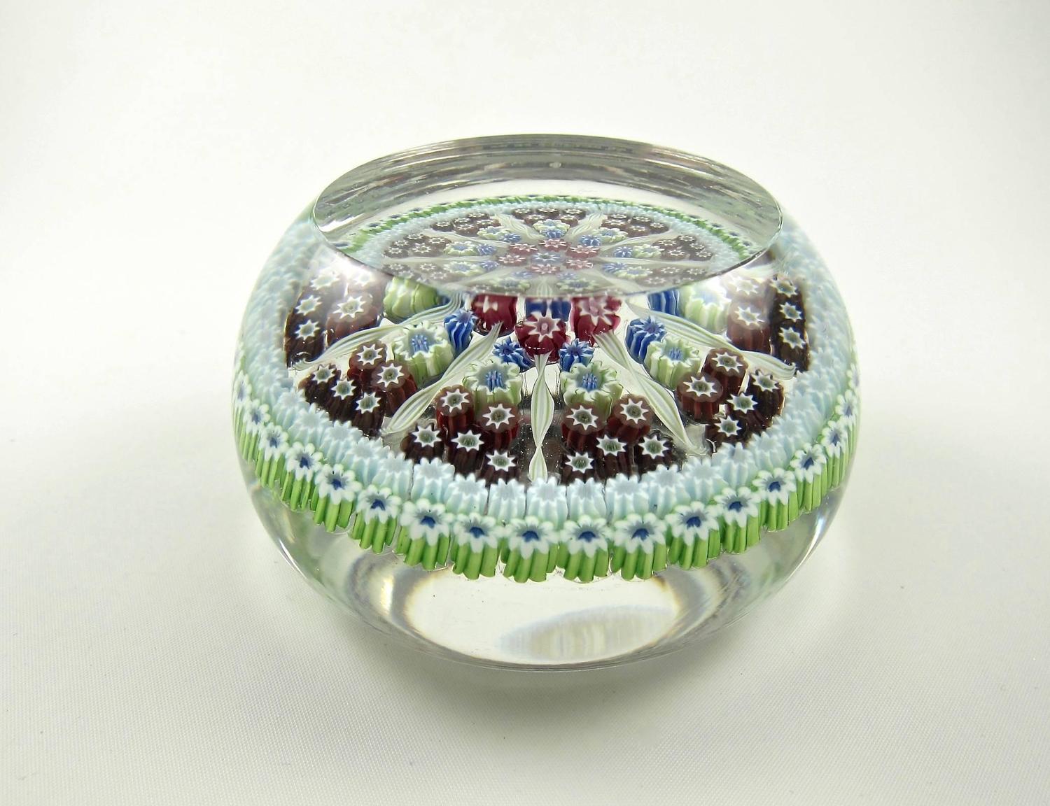 Perthshire Limited Edition Millefiori Studio Glass Paperweight, 1976 ...