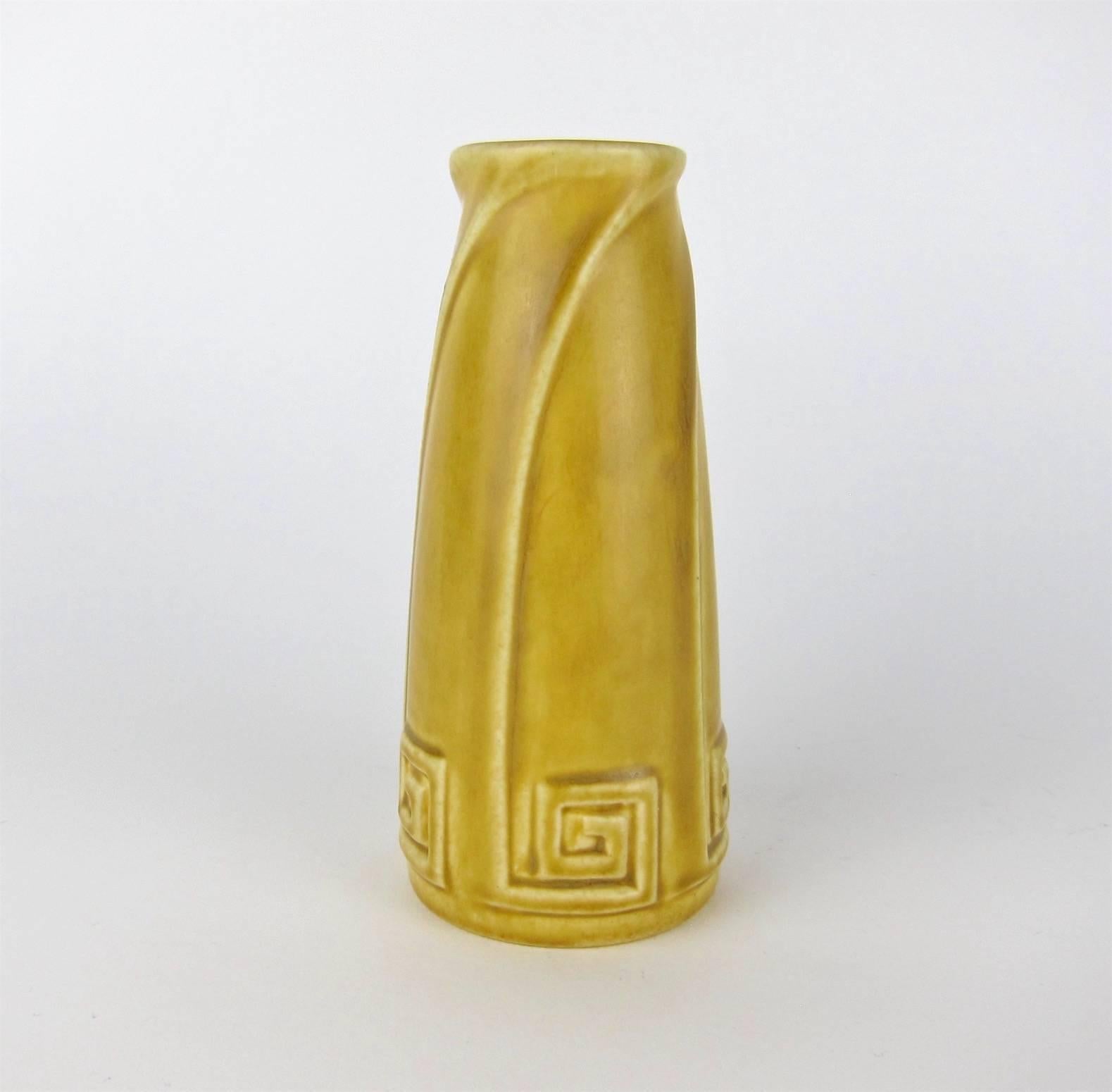 Rookwood Pottery Greek Key Vase, 1920 at 1stDibs