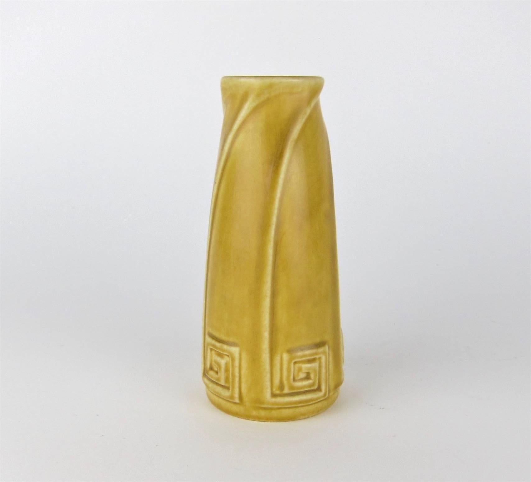 Rookwood Pottery Greek Key Vase, 1920 at 1stDibs