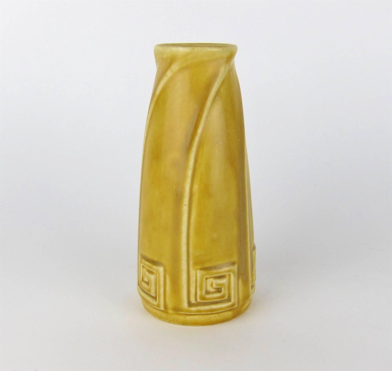 Rookwood Pottery Greek Key Vase, 1920 at 1stDibs