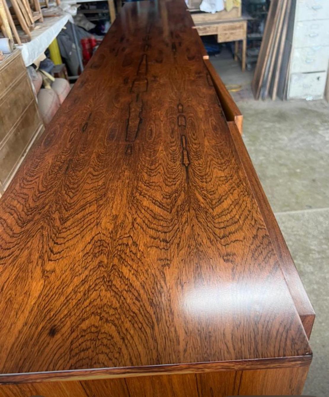 Monumental Danish Rosewood Sideboard Highboard Cabinet Midcentury ...
