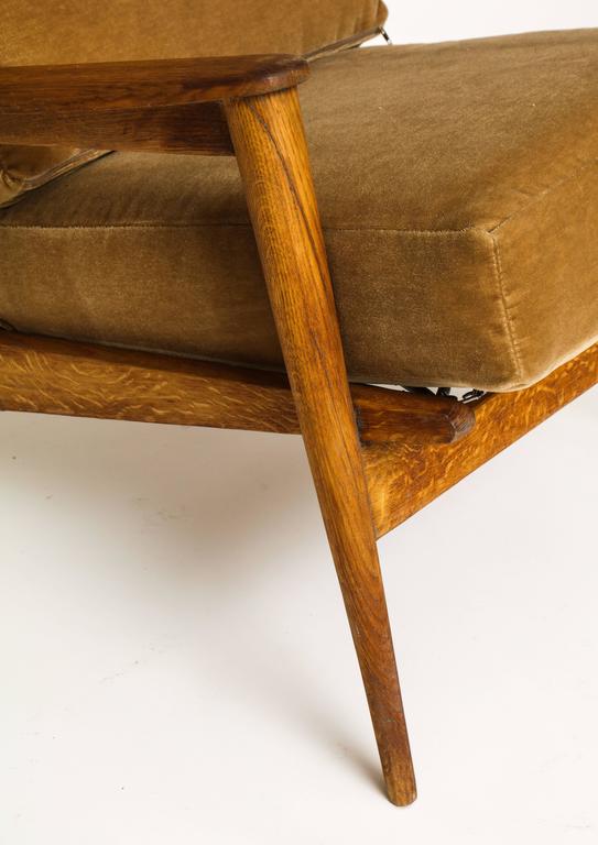 Guariche Attr. Oakwood Camel Mohair FS 144 Lounge Chair, Mid-Century ...
