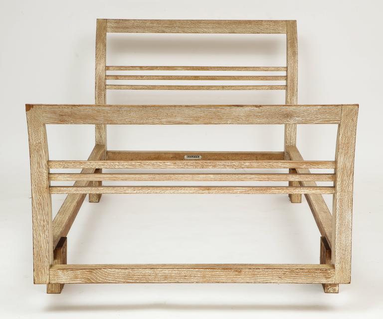 Royere Gouffe Cerused Oak Daybed Deco, France, 1930s-1940s Midcentury ...