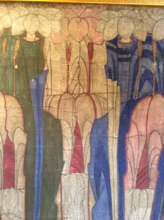 Three Chinese Monks Painting For Sale at 1stdibs