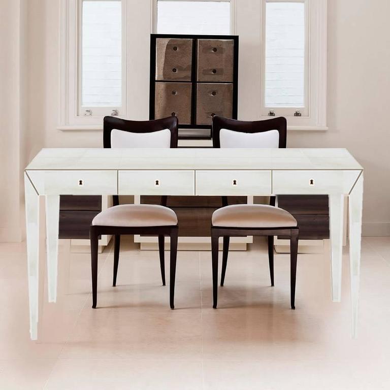 Simon Desk in Vellum Parchment at 1stDibs
