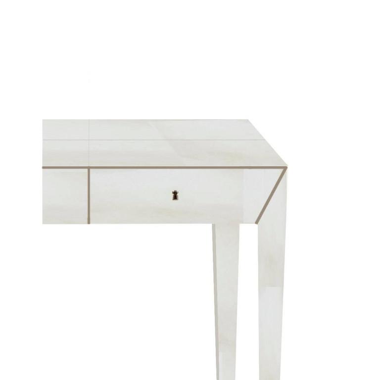 Simon Desk in Vellum Parchment at 1stDibs