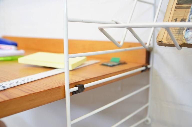 String Shelving System with Desk by Nisse Strinning at 1stDibs