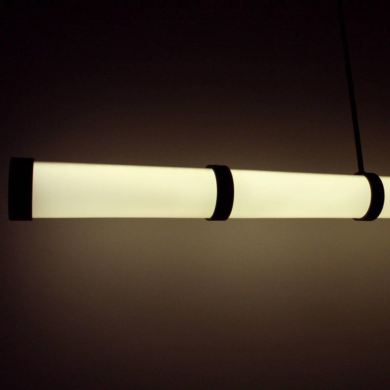 Tubular Glass Pendant For Sale at 1stDibs