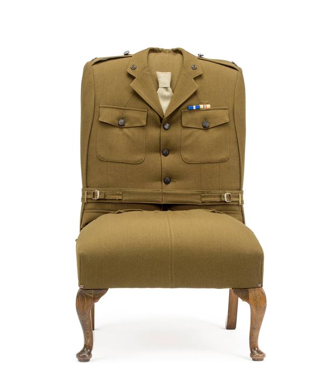 The Army Sergeant Uniform Chair. For Sale at 1stDibs