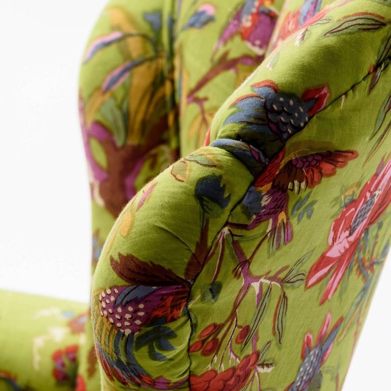 The Gorgeous Rare and Unique Iron-Back Victorian Fan Chair. at 1stDibs