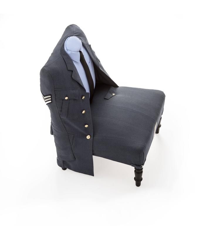 The Royal Air Force Uniform Chair For Sale at 1stDibs