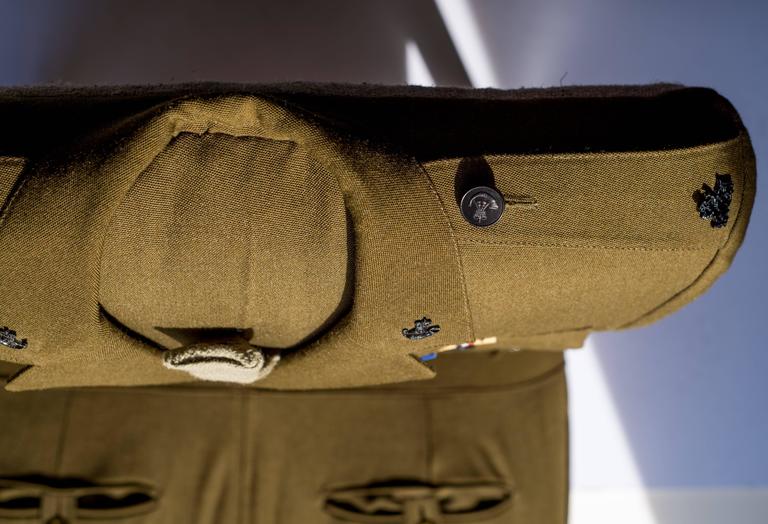 The Army Sergeant Uniform Chair. For Sale at 1stDibs