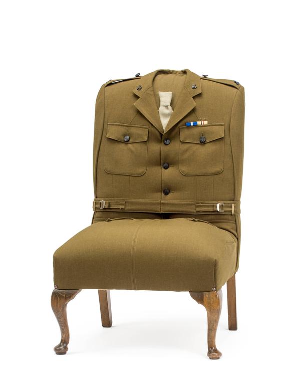 The Army Sergeant Uniform Chair. For Sale at 1stDibs
