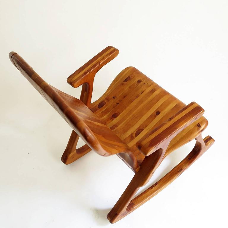 Victor Klassen Rocking Chair, Circa 1970 at 1stDibs