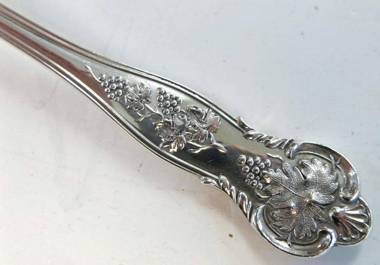 Bright Vine Pattern, Sterling Silver Flatware Set by CJ Vander For Sale ...