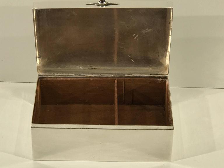 Scandinavian Modern Sterling Shagreen and Alligator Box by David ...