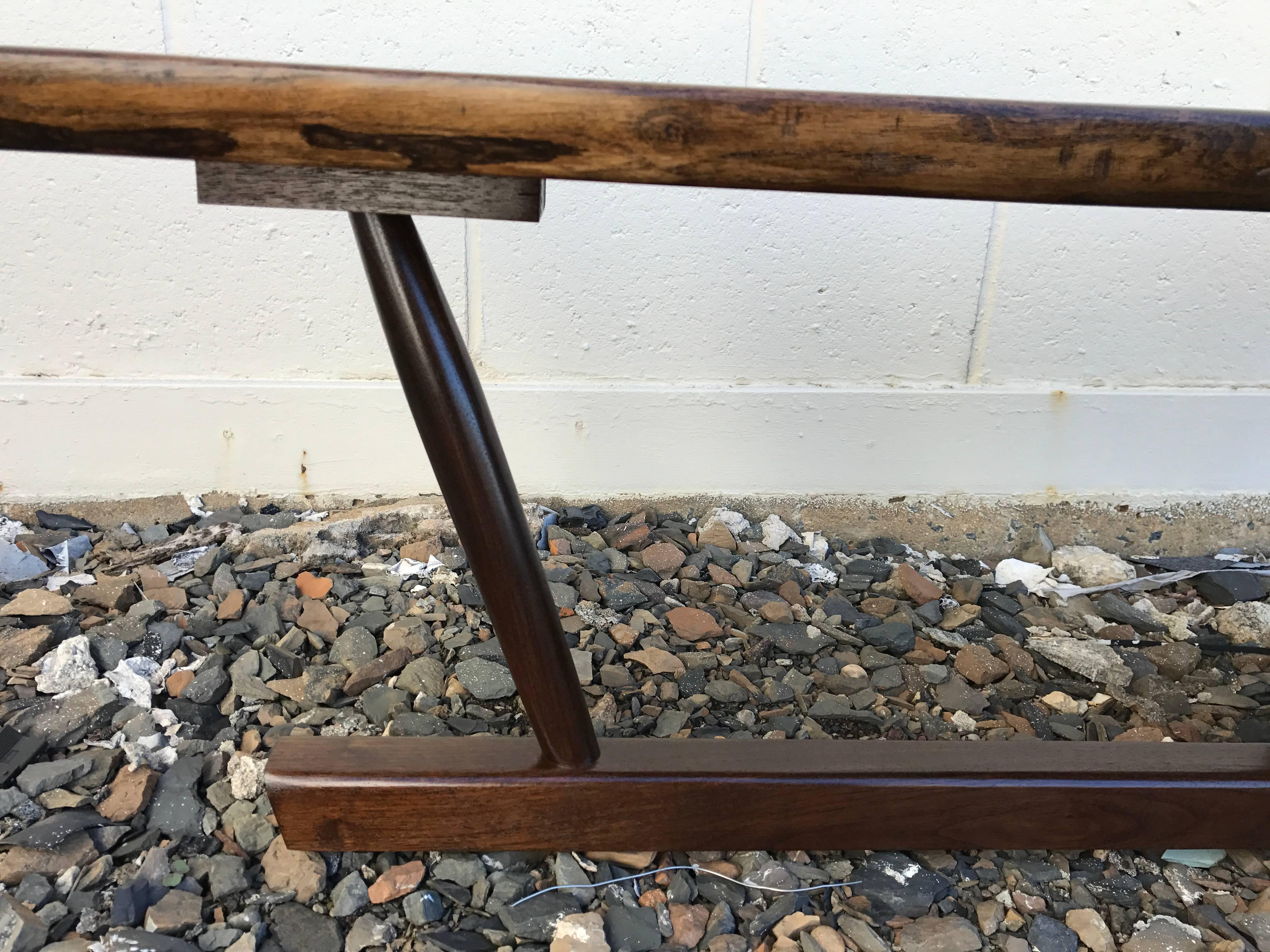 Nakashima Style Walnut "Minguren" Coffee Table at 1stDibs | nakashima ...