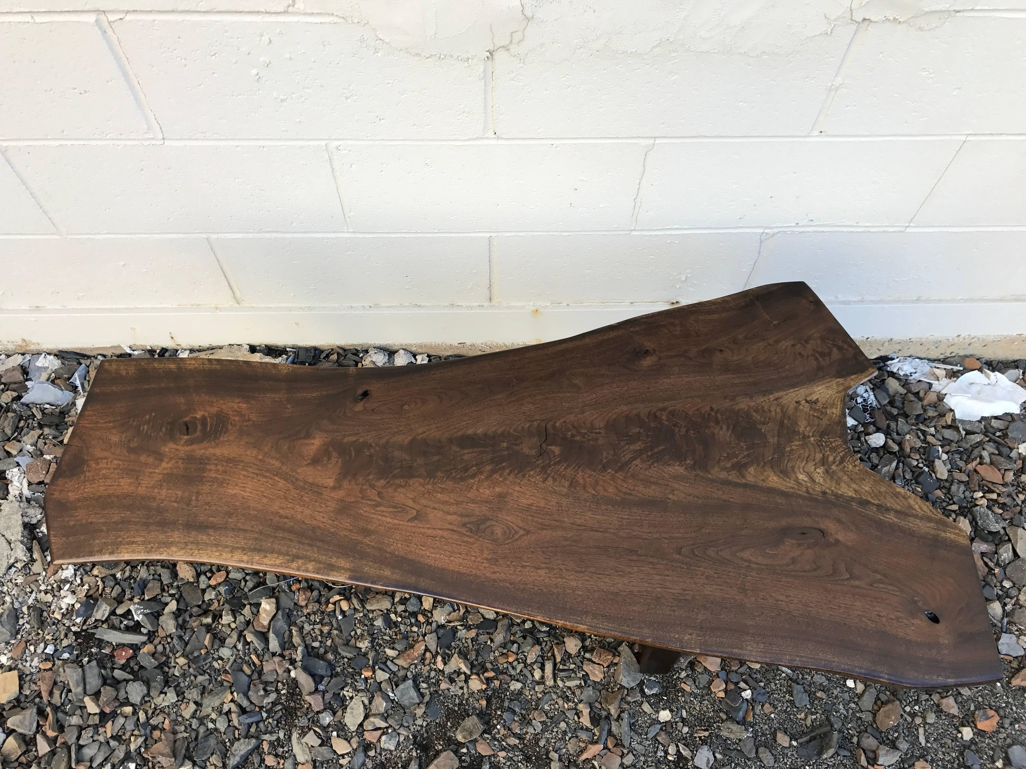 Nakashima Style Walnut "Minguren" Coffee Table at 1stDibs | nakashima ...