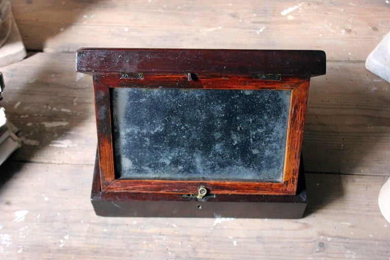 19th Century English Oak Campaign Type Gentleman’s Travelling Shaving ...