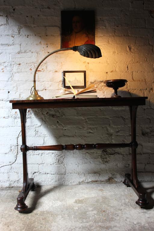 Bakelite and Brass Articulated Scallop Shell Formed Desk Lamp, circa ...