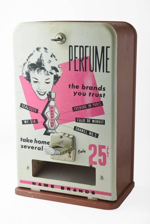 Vintage A. B. T. Co. Mid-Century 25c Perfume Dispenser Vending Coin-op ...