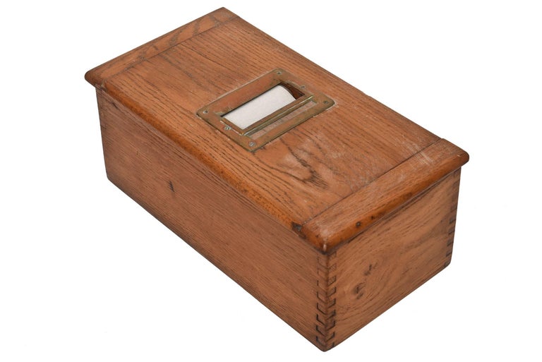 Antique 19th Century Victorian Wood Cash Register Drawer or Voting ...