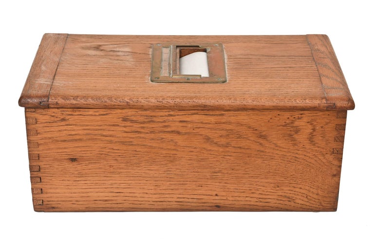 Antique 19th Century Victorian Wood Cash Register Drawer or Voting ...