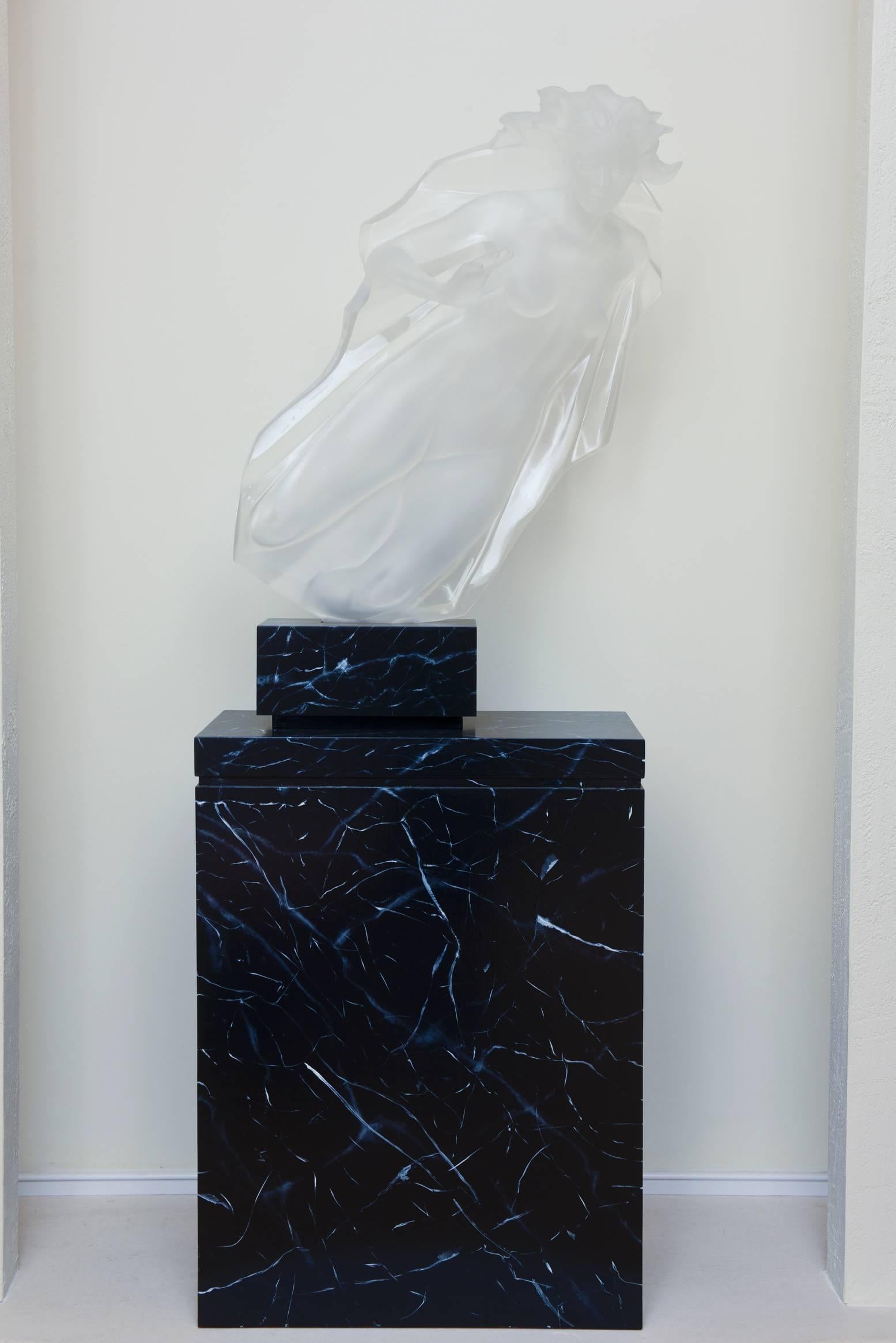 Frederick Hart Sacred Mysteries Acts of Light Female Lucite Sculpture ...