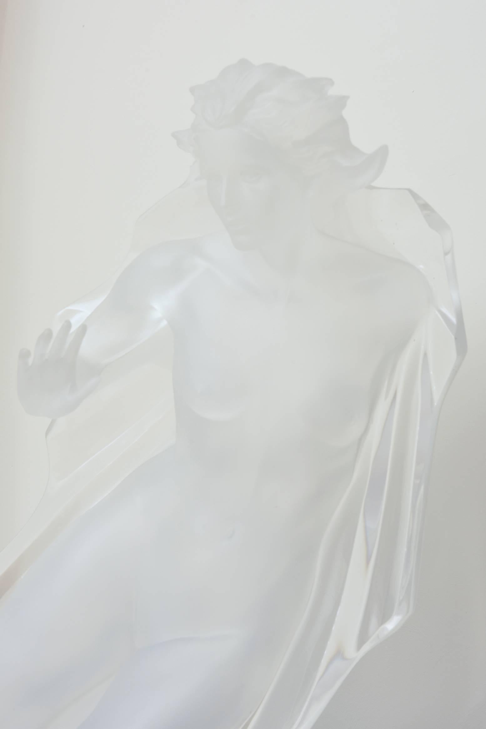 Frederick Hart Sacred Mysteries Acts of Light Female Lucite Sculpture ...