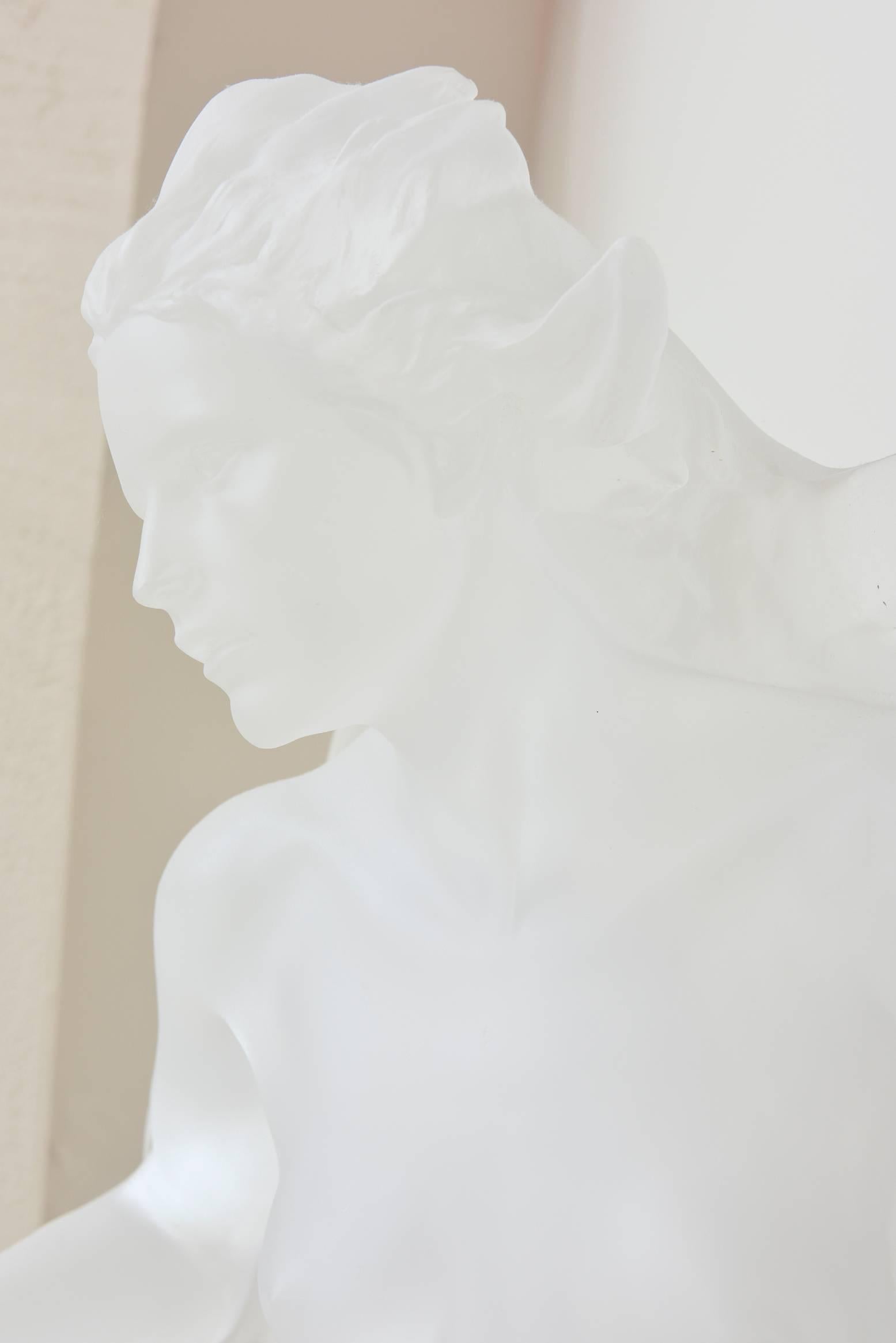 Frederick Hart Sacred Mysteries Acts of Light Female Lucite Sculpture ...