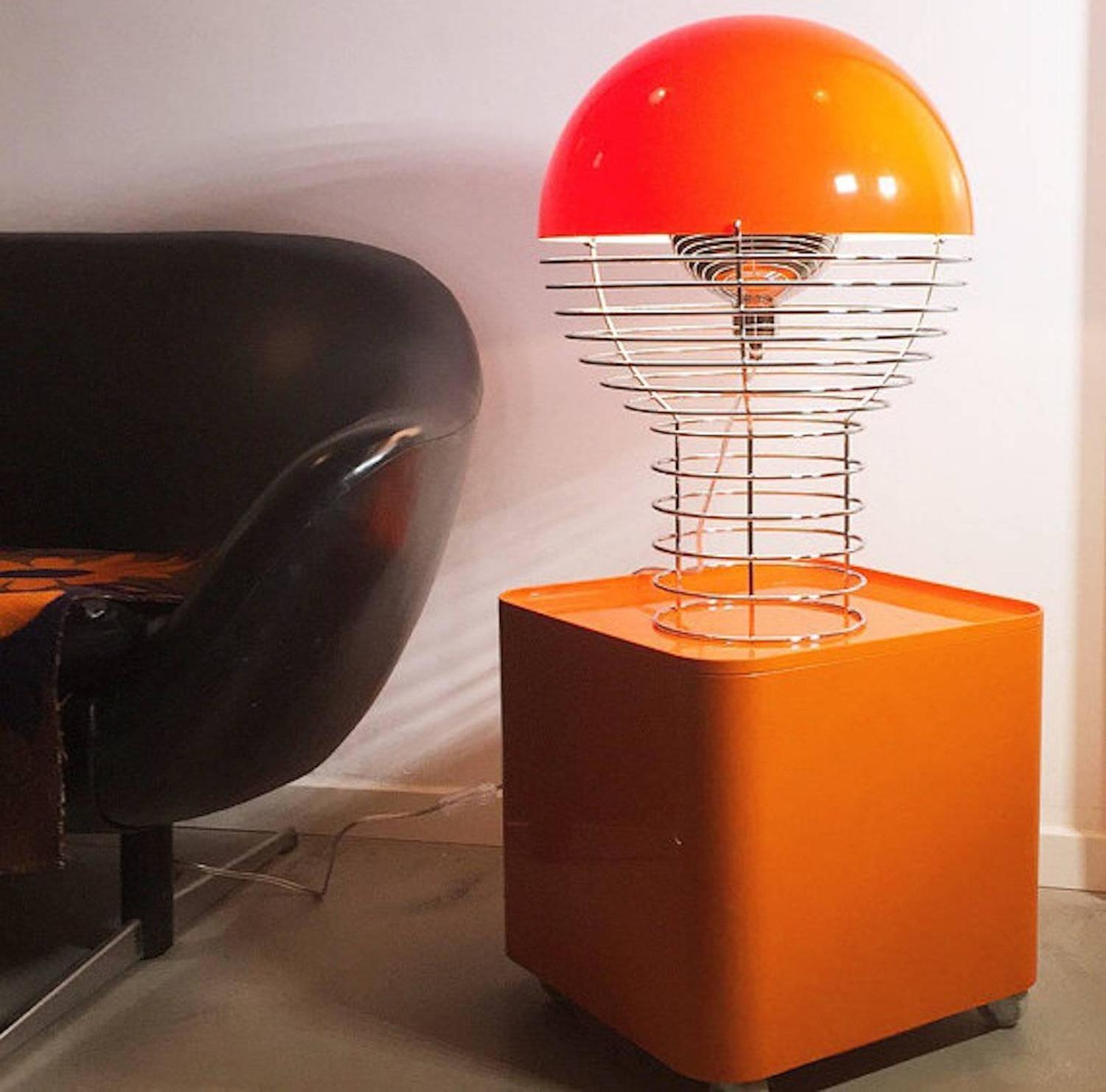 Danish Mid-Century Design Verner Panton "Wire" Table Lamp For Sale at ...