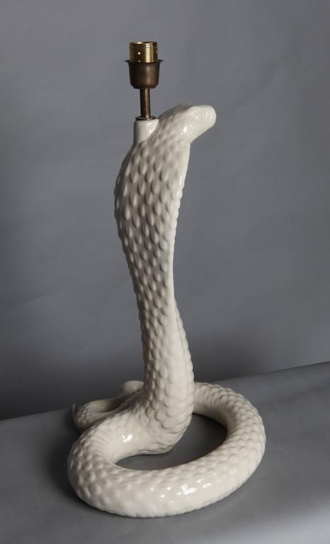 Italian "Cobra" Table Lamp Designed by Tommaso Barbi, circa 1970 at 1stDibs
