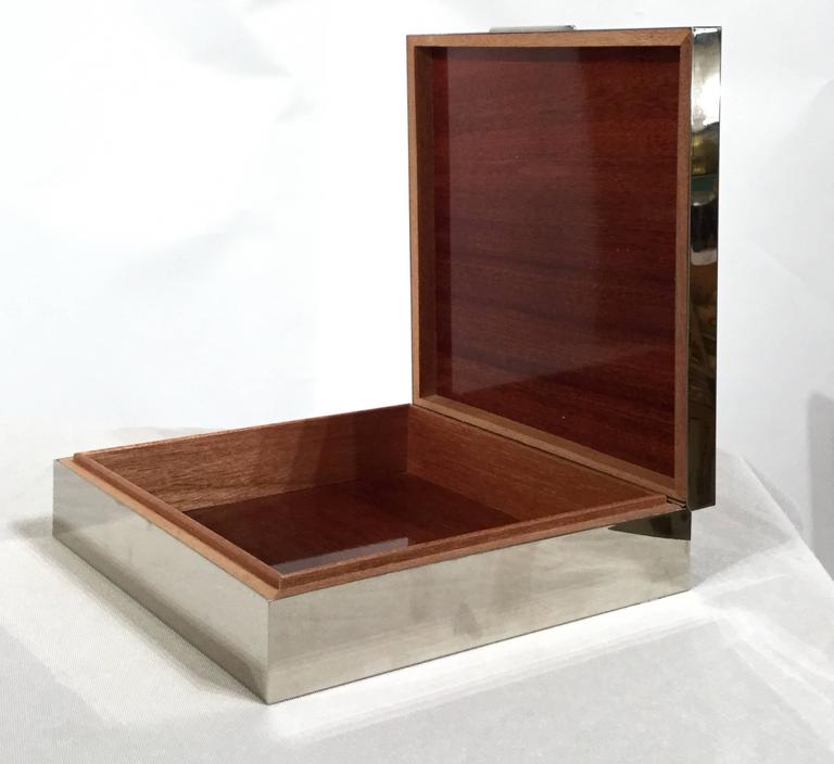 Gucci Silver Plated Box at 1stDibs | gucci wooden box, gucci box, gucci ...