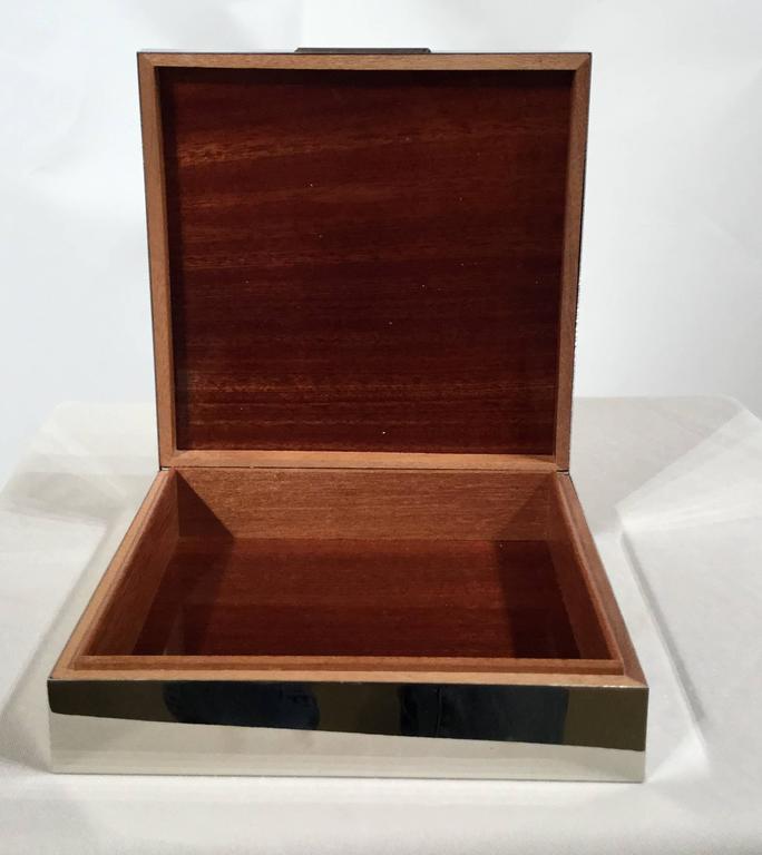 Gucci Silver Plated Box at 1stDibs | gucci wooden box, gucci box, gucci ...