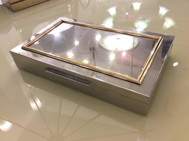 Italian Box in the Style of Willy Rizzo, 1970 For Sale at 1stDibs