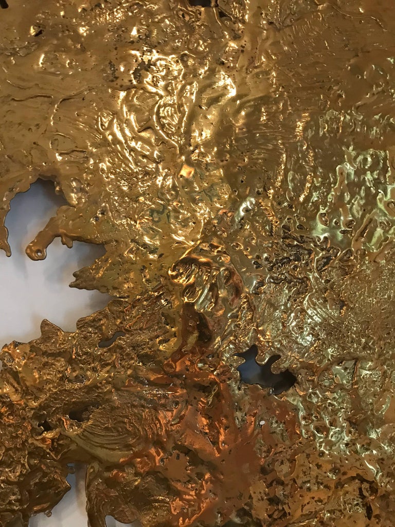 "Moon" Bronze Wall Art For Sale at 1stDibs