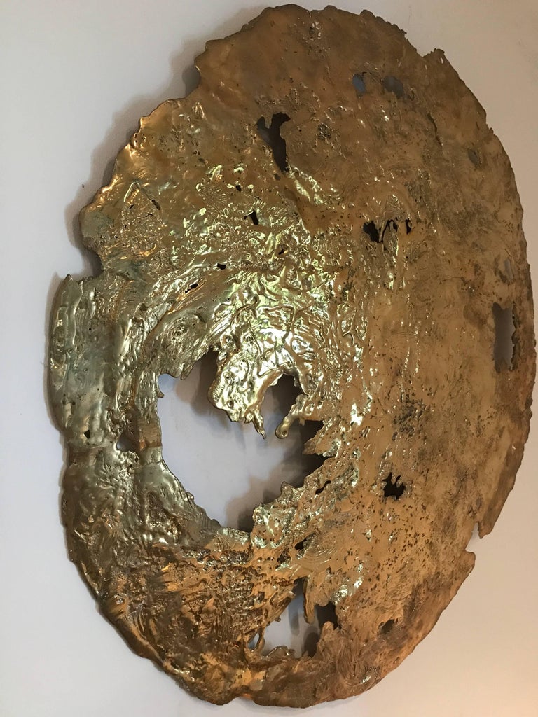 "Moon" Bronze Wall Art For Sale at 1stDibs