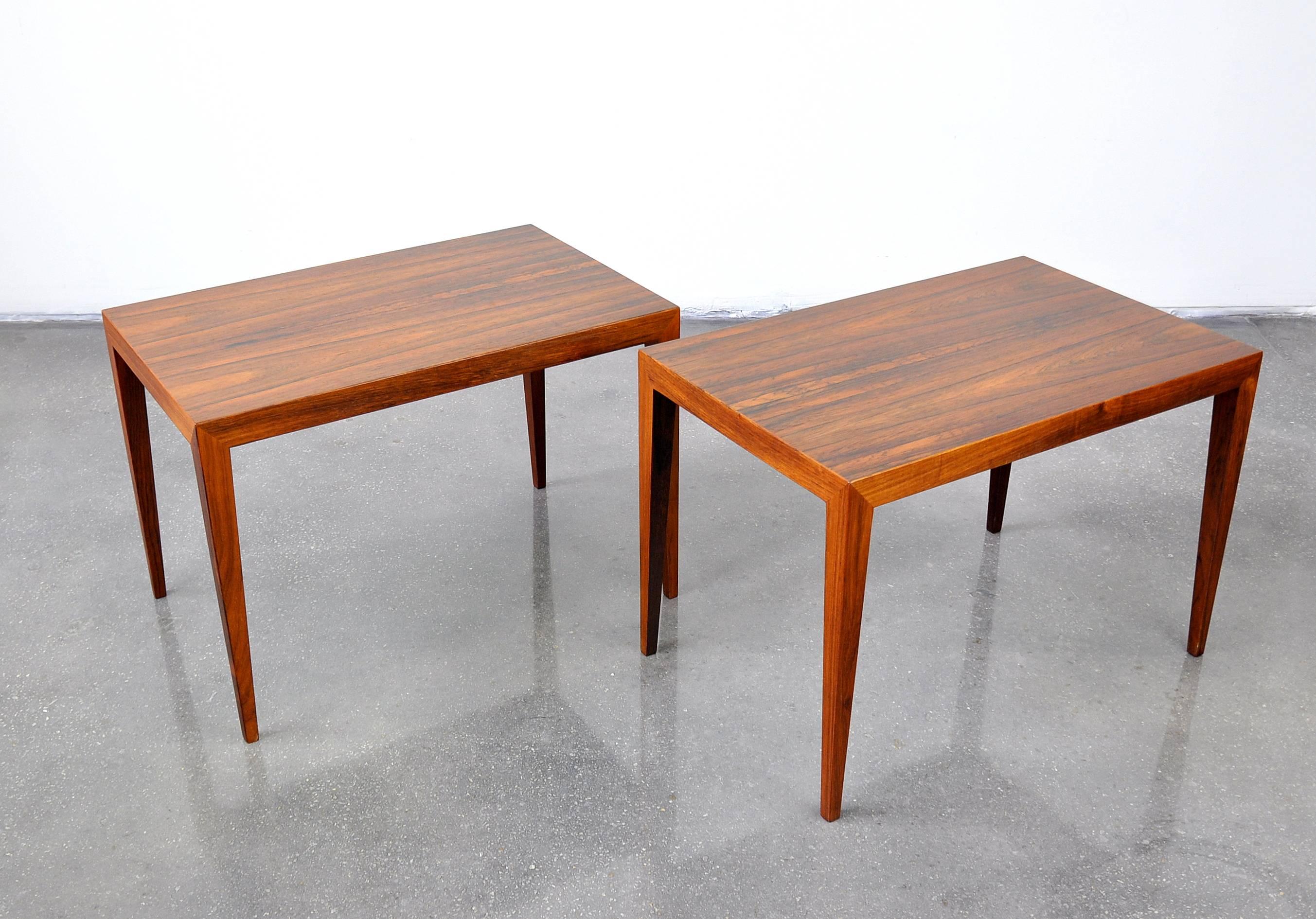 Pair of Severin Hansen Rosewood Side Tables at 1stDibs | severin hansen ...
