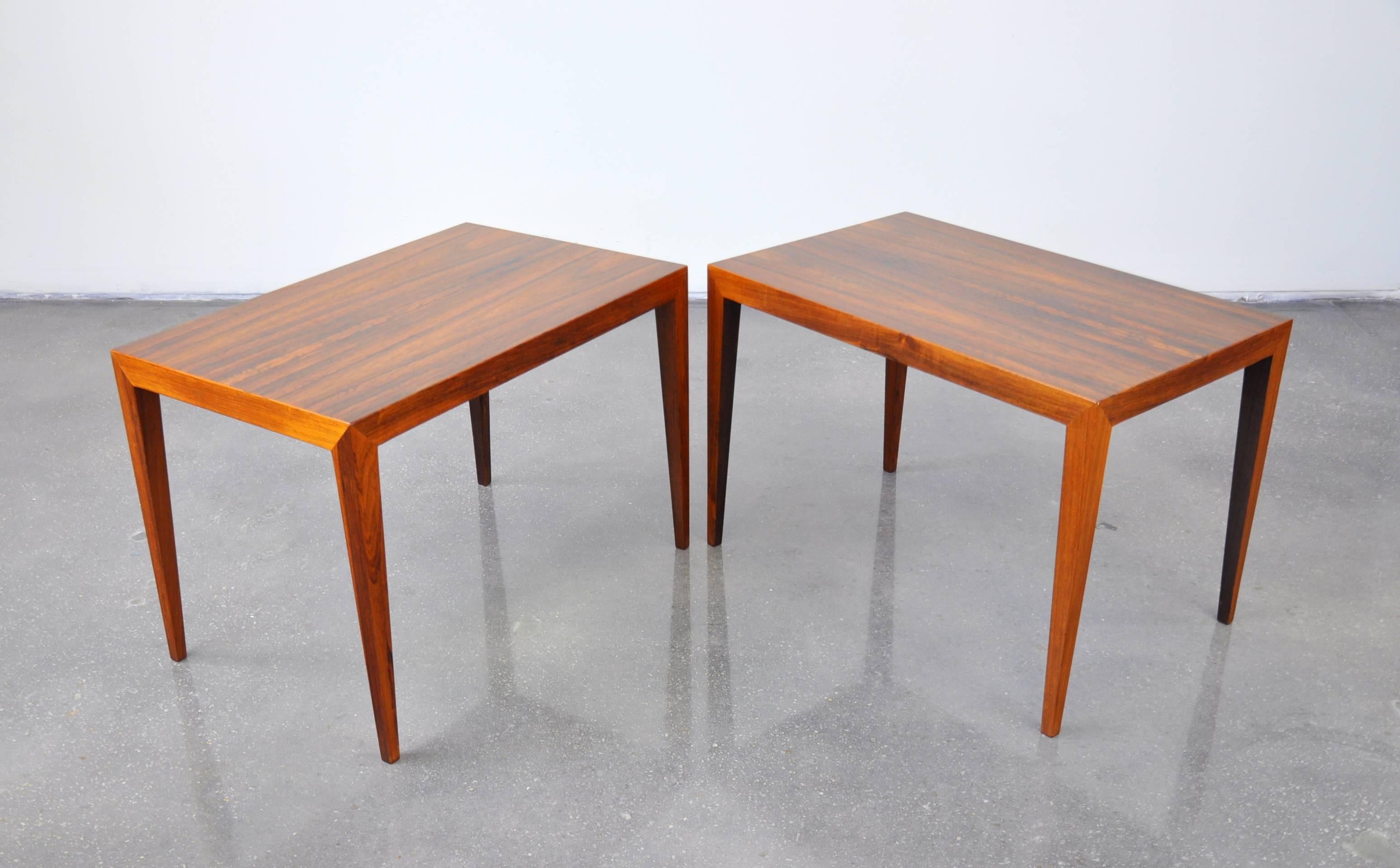 Pair of Severin Hansen Rosewood Side Tables at 1stDibs | severin hansen ...