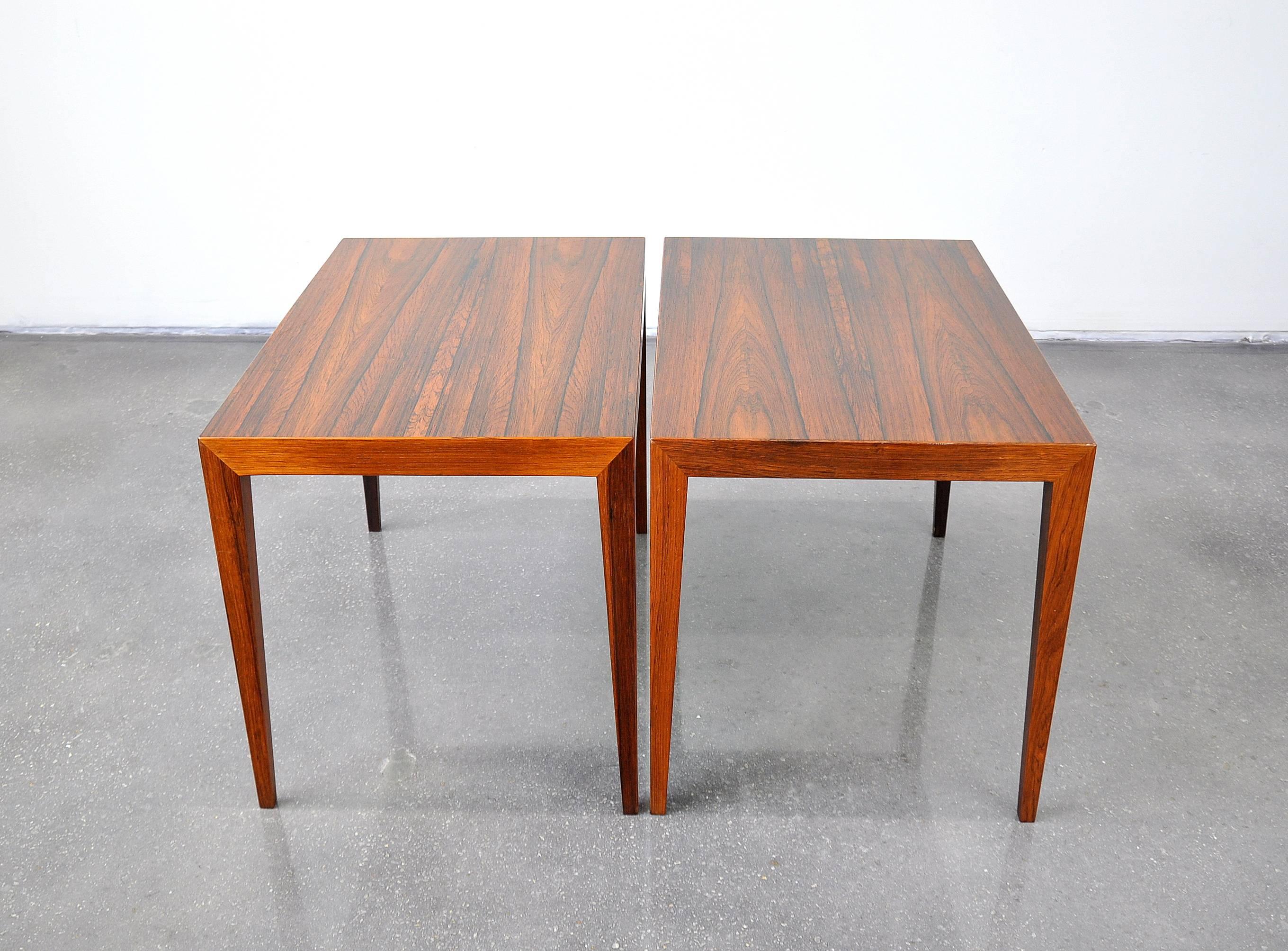 Pair of Severin Hansen Rosewood Side Tables at 1stDibs | severin hansen ...