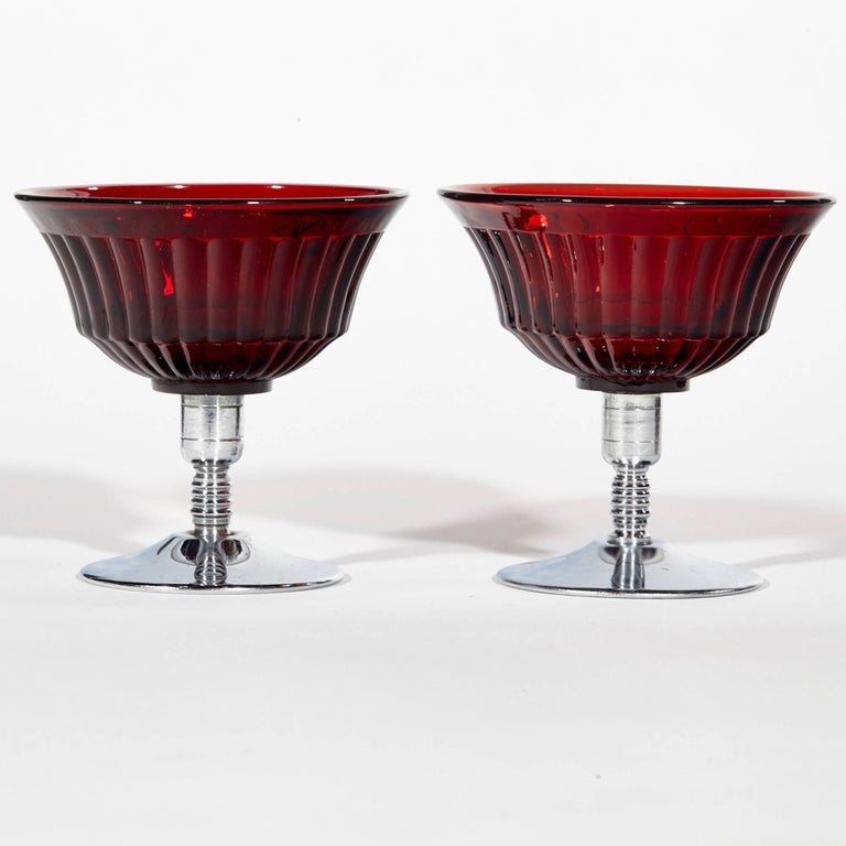 Art Deco Style Chrome and Bakelite Cocktail Serving Set For Sale at 1stDibs