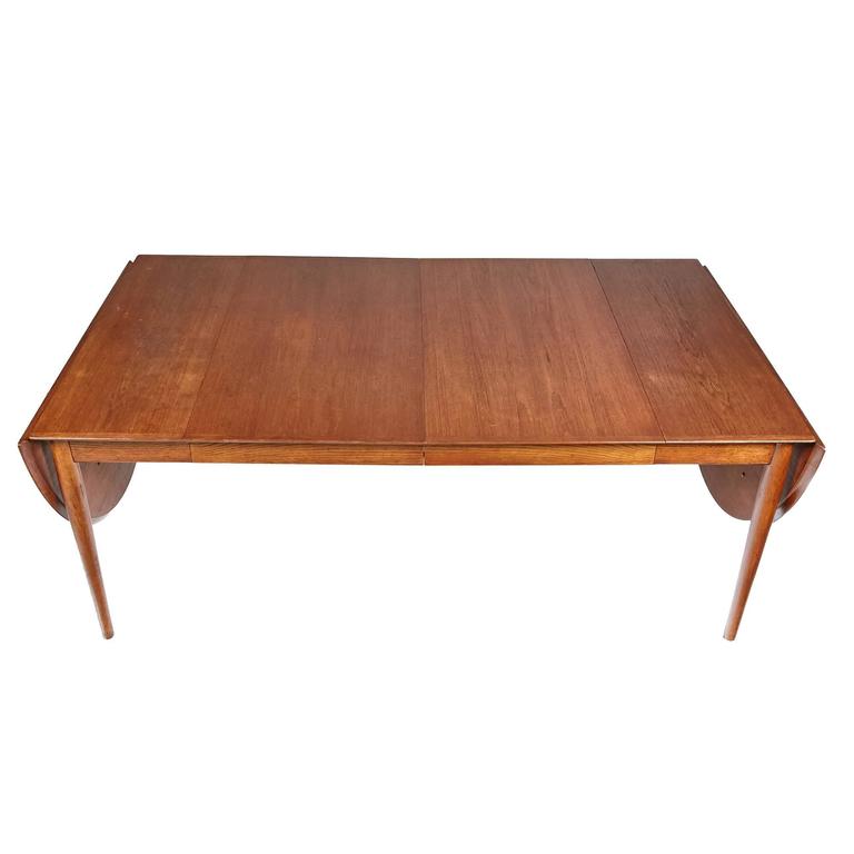 Arne Vodder for George Tanier by Sibast Mobler Extension Dining Table ...