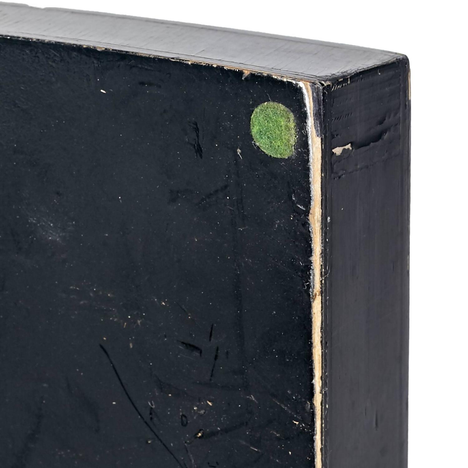 1960s Modeline Black Lacquered Table Lamp For Sale at 1stdibs