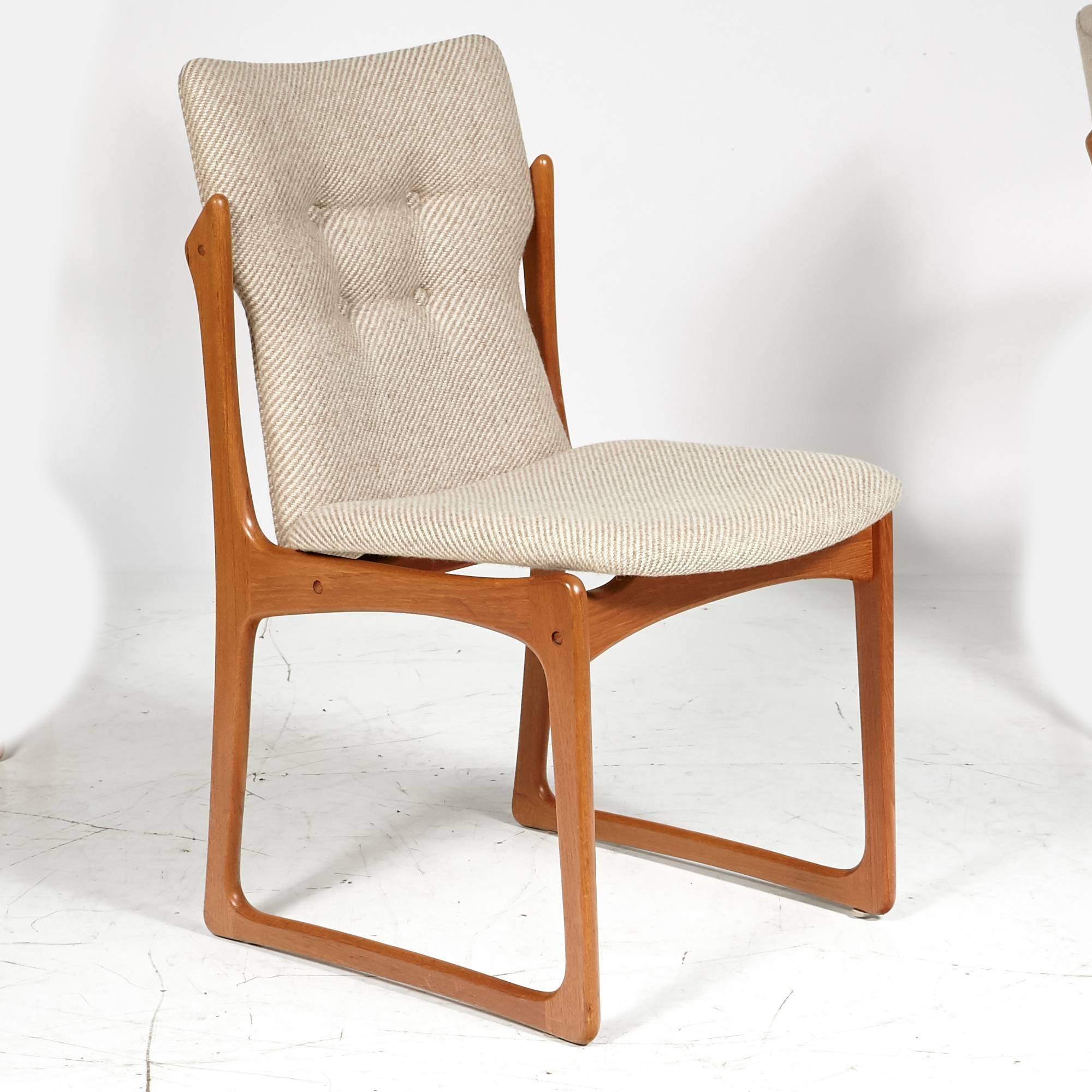 Danish Teak Dining Chairs by Vamdrup Stolefabrik, Set of Six at 1stDibs ...