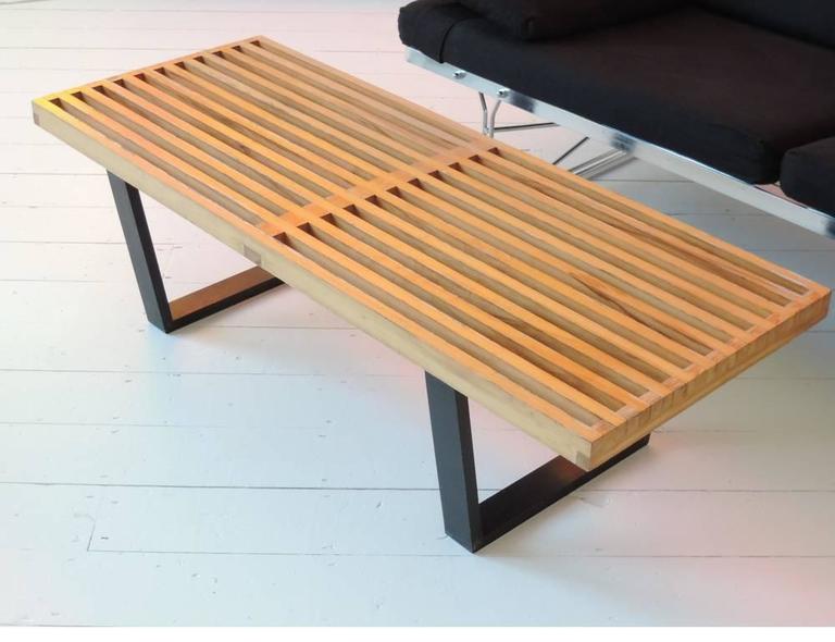 George Nelson Herman Miller Small Mid-Century Platform Bench For Sale ...