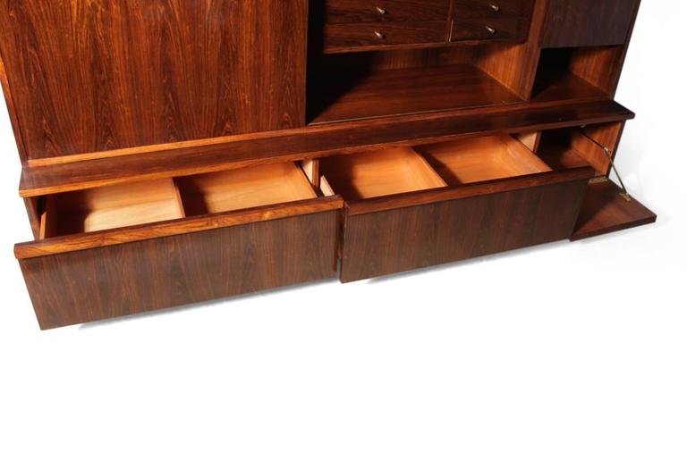 Archie Shine Robert Heritage Rosewood Wall Unit at 1stDibs