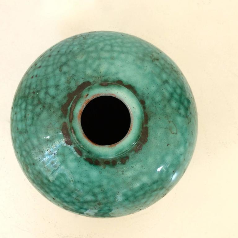 Primavera Glazed Ceramic Vase, circa 1930, France at 1stDibs
