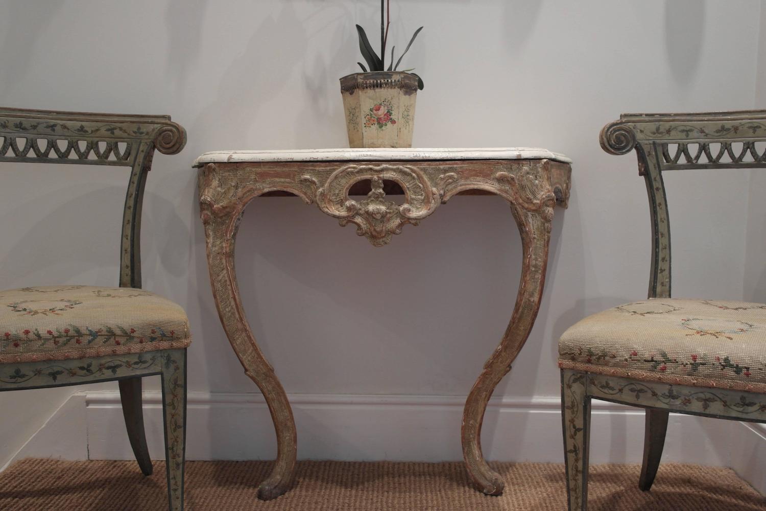 18th Century Swedish Console Table at 1stdibs