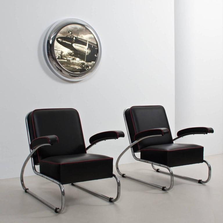 Wall or Ceiling Light in 1930s Art Deco Streamline Design For Sale at ...